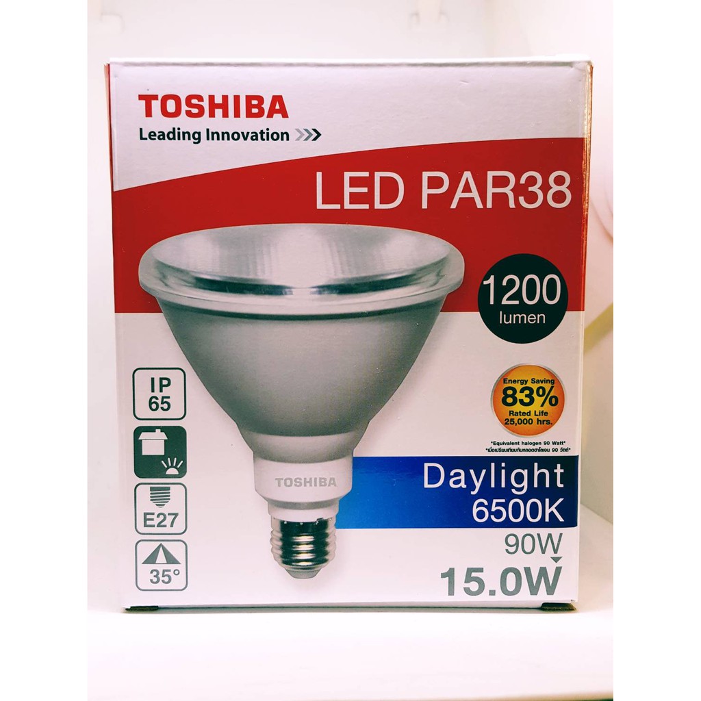 Led Par38 15W Toshiba IP65 หลอดสปอร์ตไลท์แอลอีดี โตชิบา | Shopee Thailand