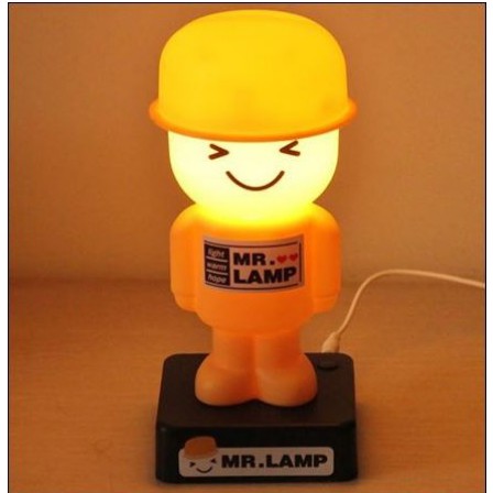 โคมไฟตั้งโต๊ะ Mr. Lamp USB - สีเหลือง | Shopee Thailand