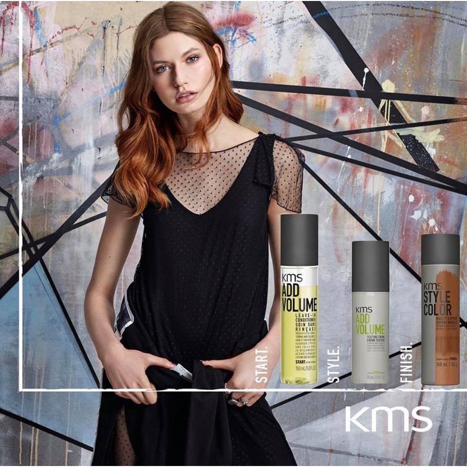 บำรุงเส้นผม และเพิ่มวอลลุ่ม KMS Add Volume Leave-in Conditioner ...