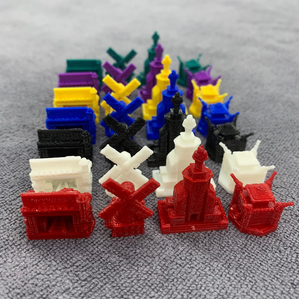[Plastic] Scythe Board Game: Upgrade Structure Token - ชุดอัพเกรดโทเค่น ...