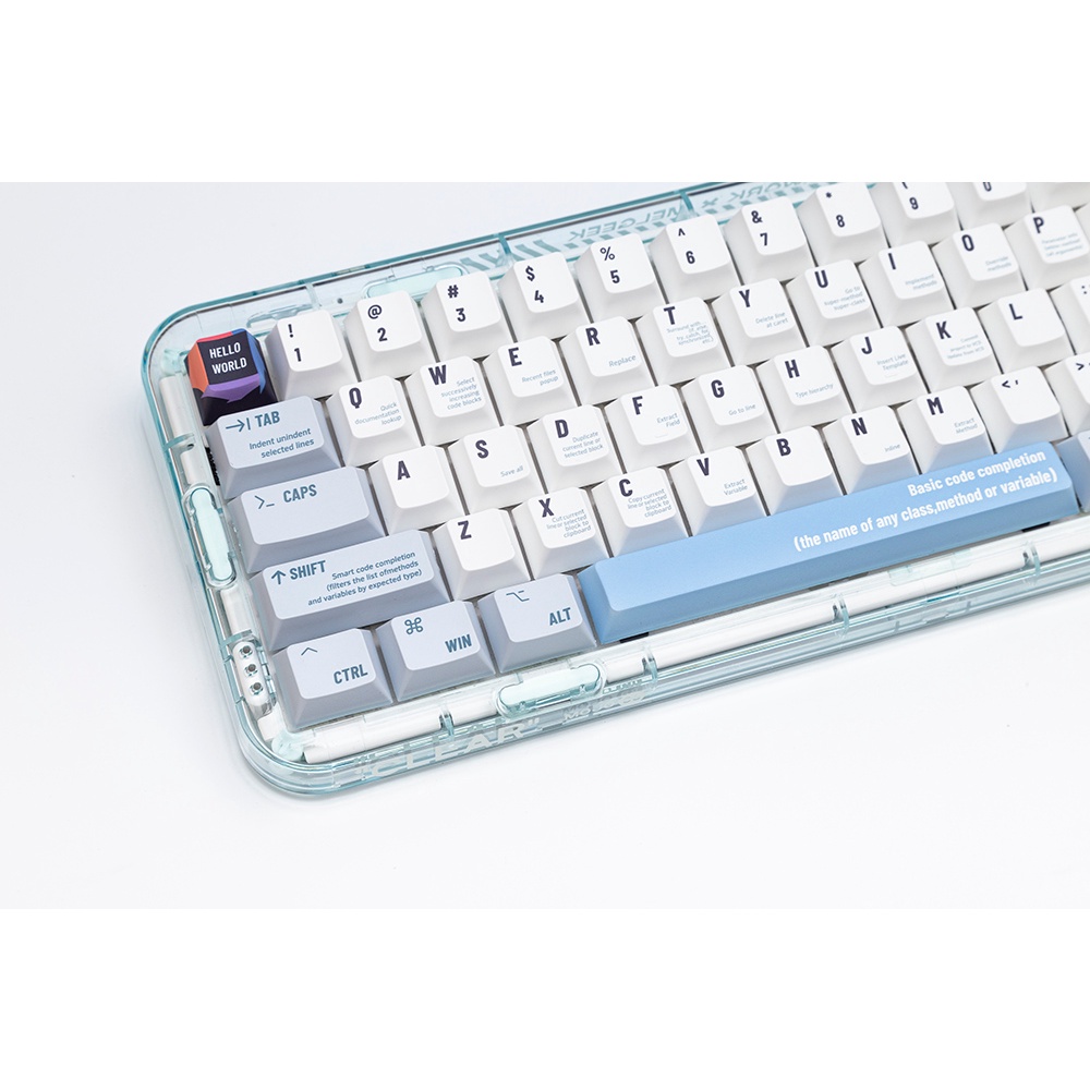 HELLO WORLD keycaps cherry profile Dye-Sublimation PBT keycap 143keys ...