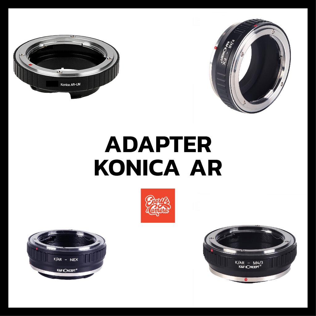 Konica AR Lenses to to Sony E m4/3 fuji leicam gfx eosr nikonz sl Mount ...