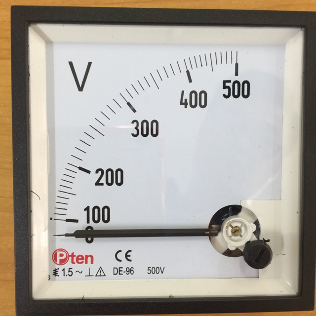โวลท์ มิเตอร์ 300V , 500V สำหรับช่องเจาะ 96x96 มม. | Shopee Thailand