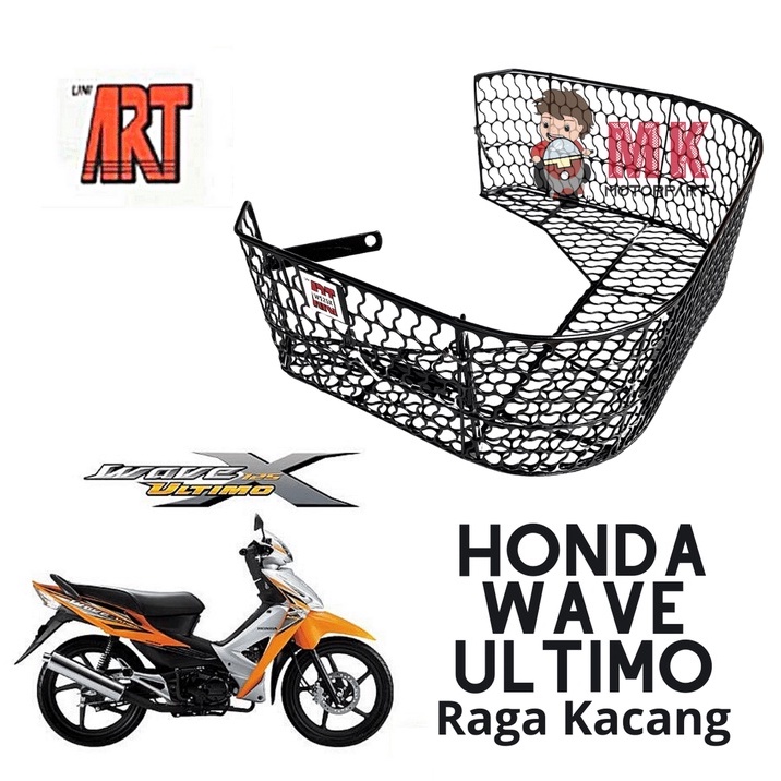 น็อตเหล็ก Raga 88 ตะกร้าเหล็ก สําหรับ Honda Wave125 X Wave Ultimo ...