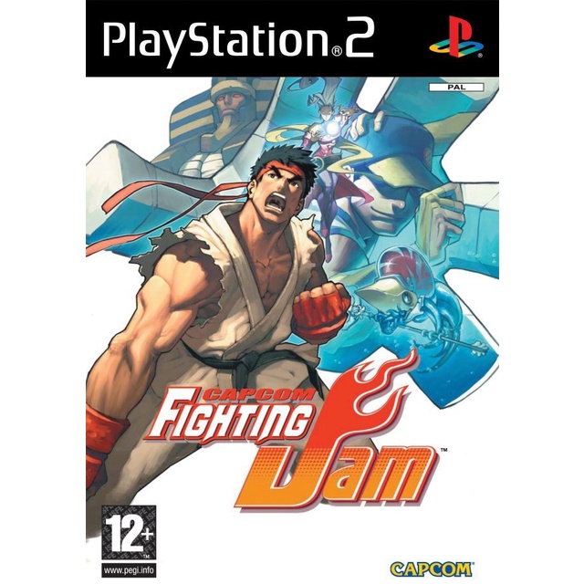 แผ่นเกมส์PS2 Capcom Fighting Jam (Europe) PS2 แผ่นเพล2 แผ่นplay2 ...