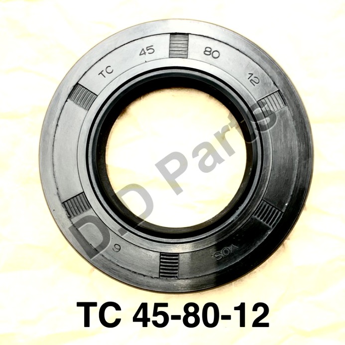 ซีลยางกันน้ำมัน กันฝุ่น กันจารบี TC 45-80-12 (วงใน 45 มิล./วงนอก 80 มิ ...
