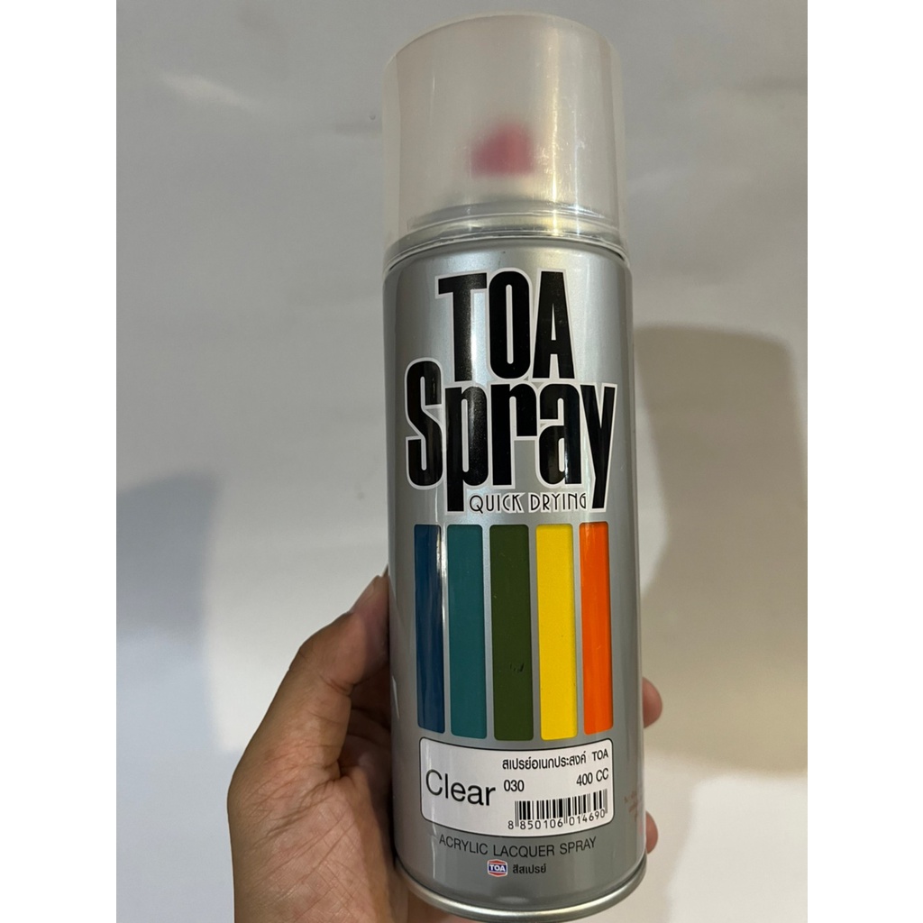 สีสเปรย์ อเนกประสงค์ TOA รุ่น 0030 CLEAR LACQUER ขนาด 400 ซีซี ...