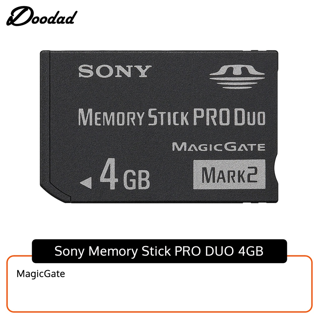 Sony Memory Stick Pro DUO 4GB MagicGate MS-MT4G | Shopee Thailand