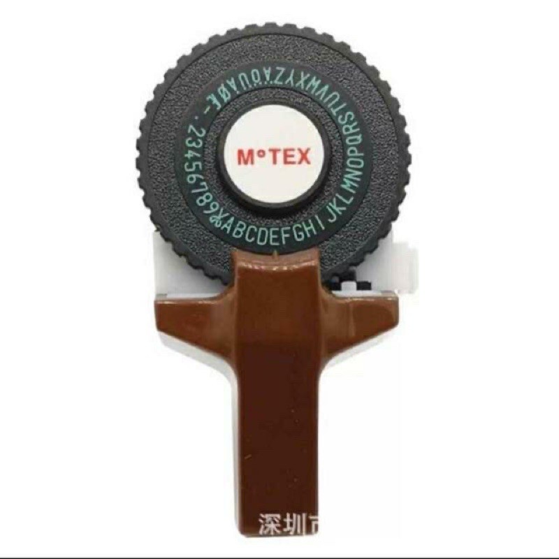 MOTEX เครื่องปั๊มชื่อ ‼️ฟรีเทป 1 ม้วน เทปปั๊มชื่อตัวอักษร | Shopee Thailand