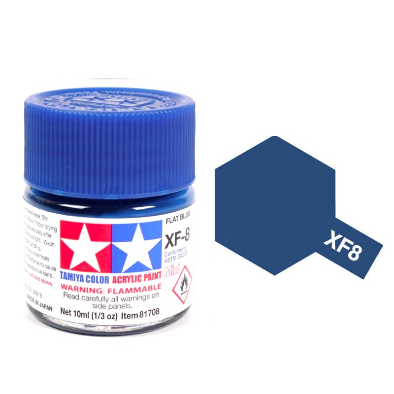 สีอะคริลิค TAMIYA ACRYLIC XF-8 81708, XF-9 81709, XF-10 81710, XF-11 ...