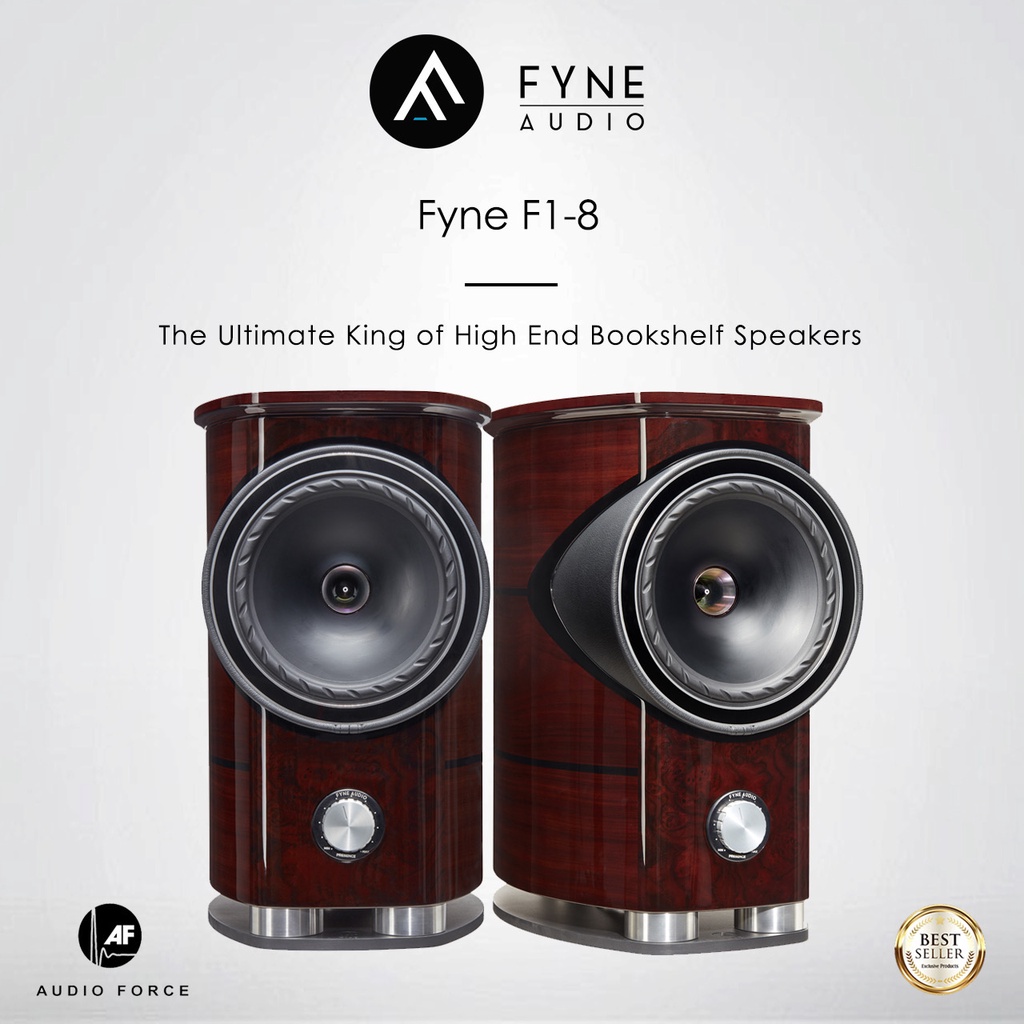 Fyne Audio F1-8 : The Ultimate King of High End Bookshelf Speakers ...