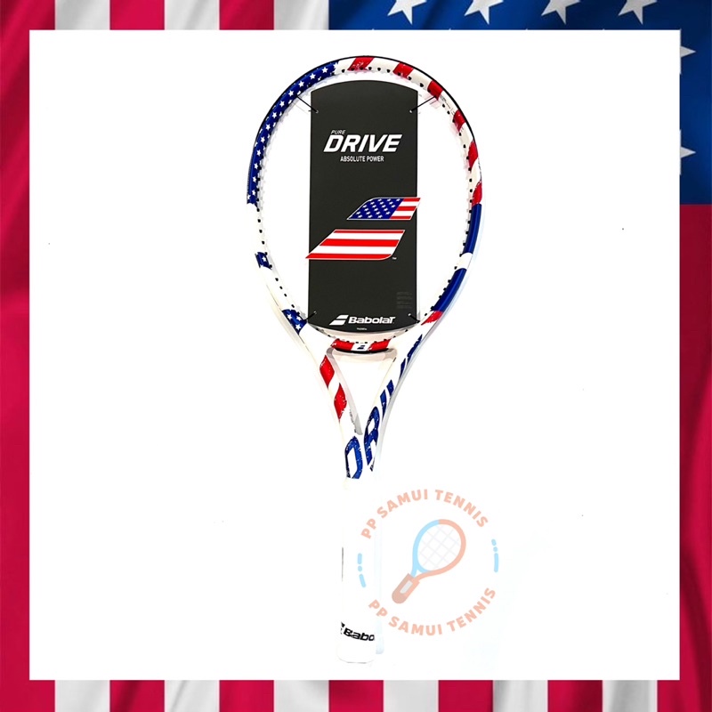 ไม้เทนนิส tennis racket Babolat Pure Drive USA Limited Edition ของแท้ ...