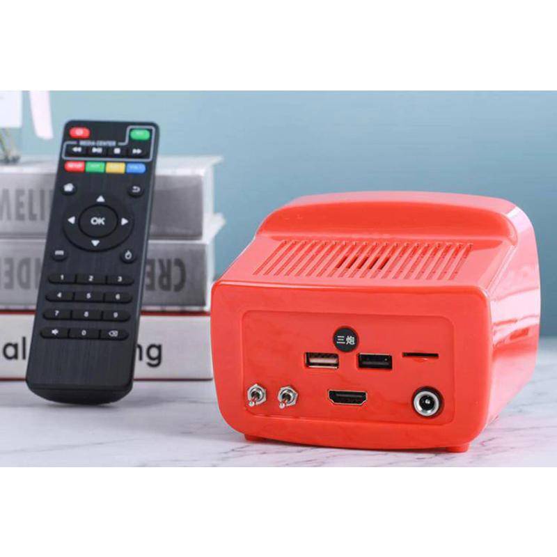 Retro Mini TV Nostalgic 3.5นิ้ว HD LCD Mini เกมคอนโซลแบบพกพาไร้สายทีวี ...