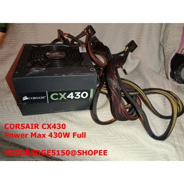 (PSU มือสอง) CORSAIR CX430 80+ BRONZE 430วัตต์แท้ | Shopee Thailand