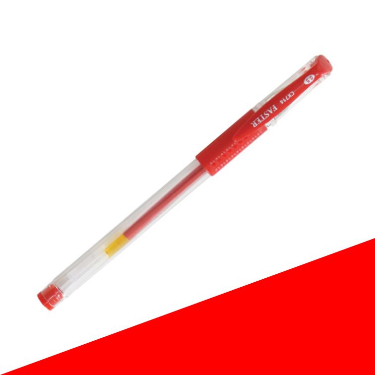 ปากกาเจลปลอก 0.5 มม ตราฟาสเตอร์ Faster รุ่น CX714 หมึกน้ำเงิน,ดำ,แดง 1 ...