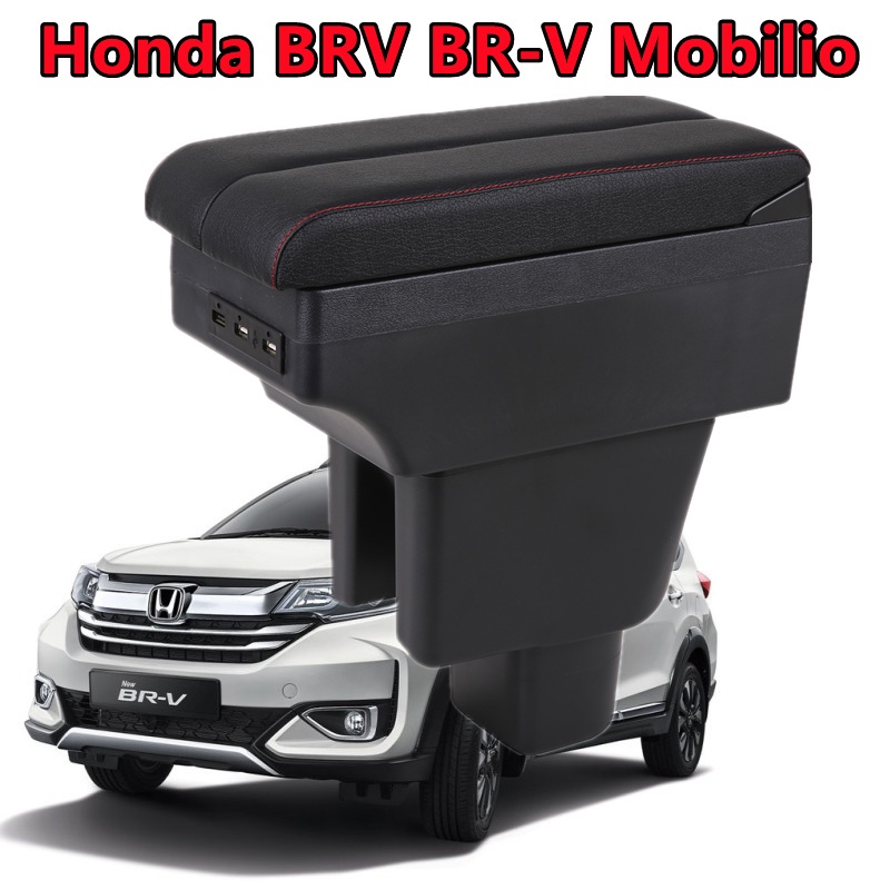 กล่องเก็บของคอนโซลกลาง ที่พักแขนรถยนต์ พร้อม usb ปรับได้ สําหรับ Honda ...