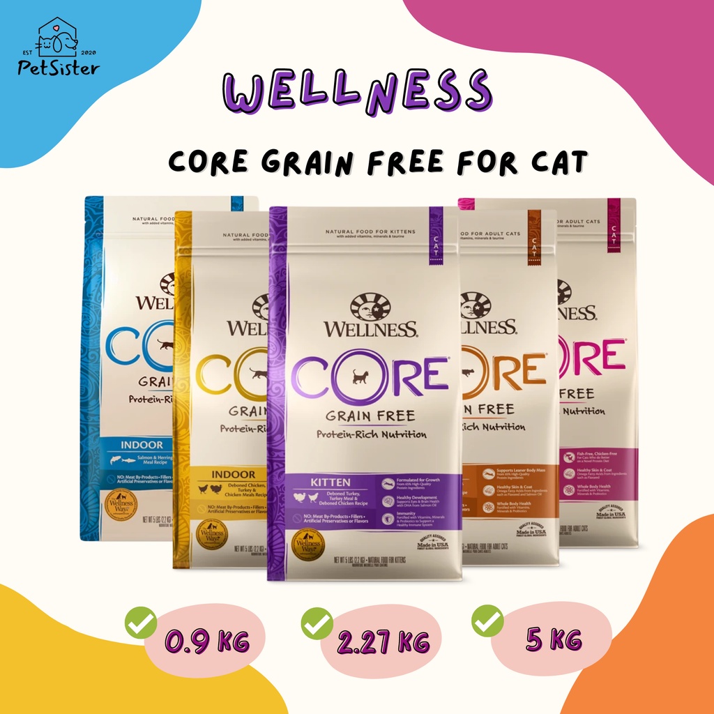 🐱Wellness CORE Dry Cat Food อาหารแมวเกรดโฮลิสติก อาหารแมวพรีเมี่ยม X ...
