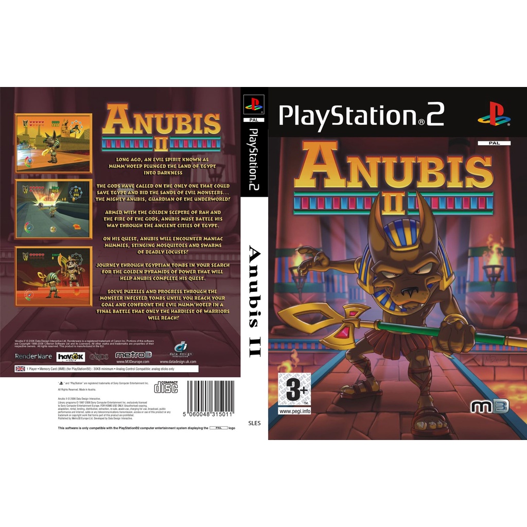 แผ่นเกมส์ PS2 Anubis II คุณภาพ ส่งไว (CD) | Shopee Thailand