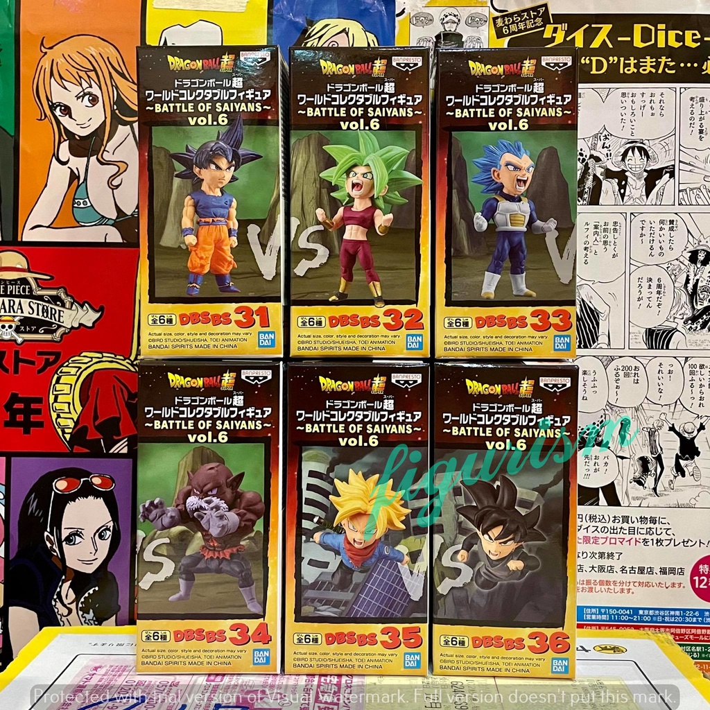 WCF dragon ball ดราก้อนบอล🔥Battle of Saiyans Vol.6 🔥 ของแท้ ญี่ปุ่น💯 | Shopee Thailand
