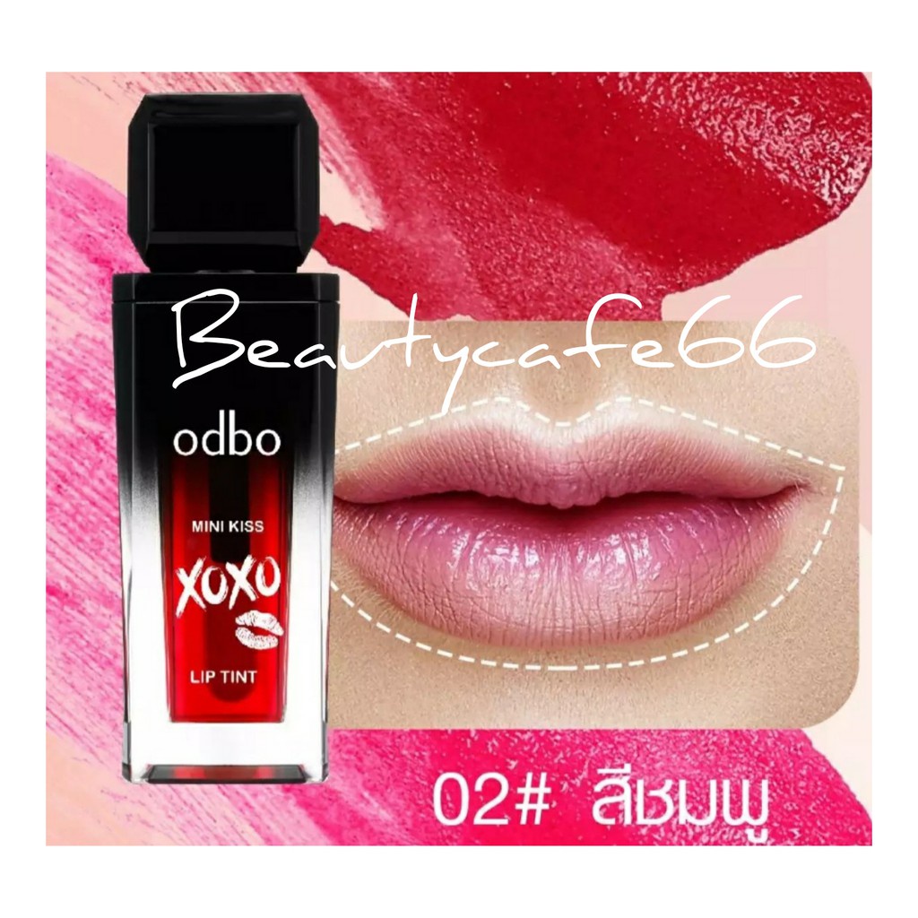 ODBO MINI KISS XOXO LIP TINT โอดีบีโอ มินิ คิส เอ็กซ์โอเอ็กซ์โอ ลิป ทินต์ | Shopee Thailand