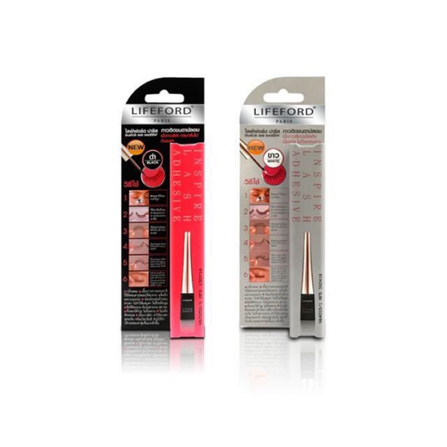 LifeFord Inspire Lash Adhesive กาวติดขนตาปลอมไลฟ์ฟอร์ด (สีดำ) | Shopee ...