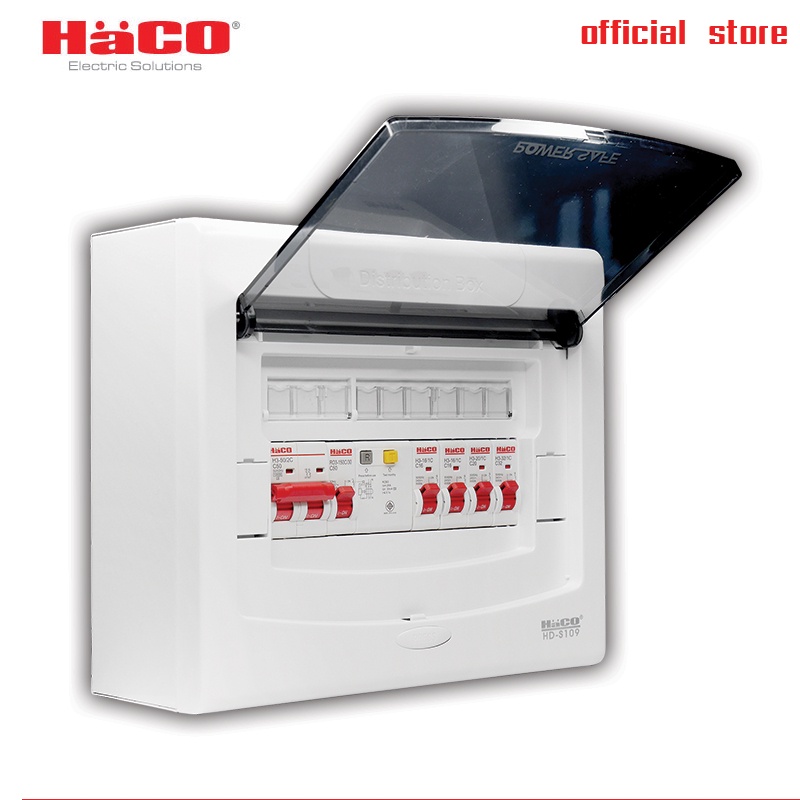 HACO ชุดตู้คอนซูมเมอร์ยูนิต 4 ช่อง MAIN RCBO 50A รุ่น CFS9/50-MR4 | Shopee Thailand