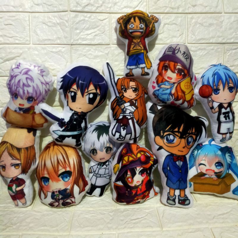 มินิอะนิเมะตุ๊กตา kpop kenma conan สีม่วง megumin miku umaru killingu ...