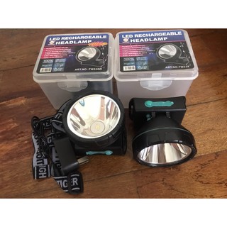 หัวไฟคาดหัว แบบปุ่มกด 3 จังหวะ รุ่น TW338 | Shopee Thailand