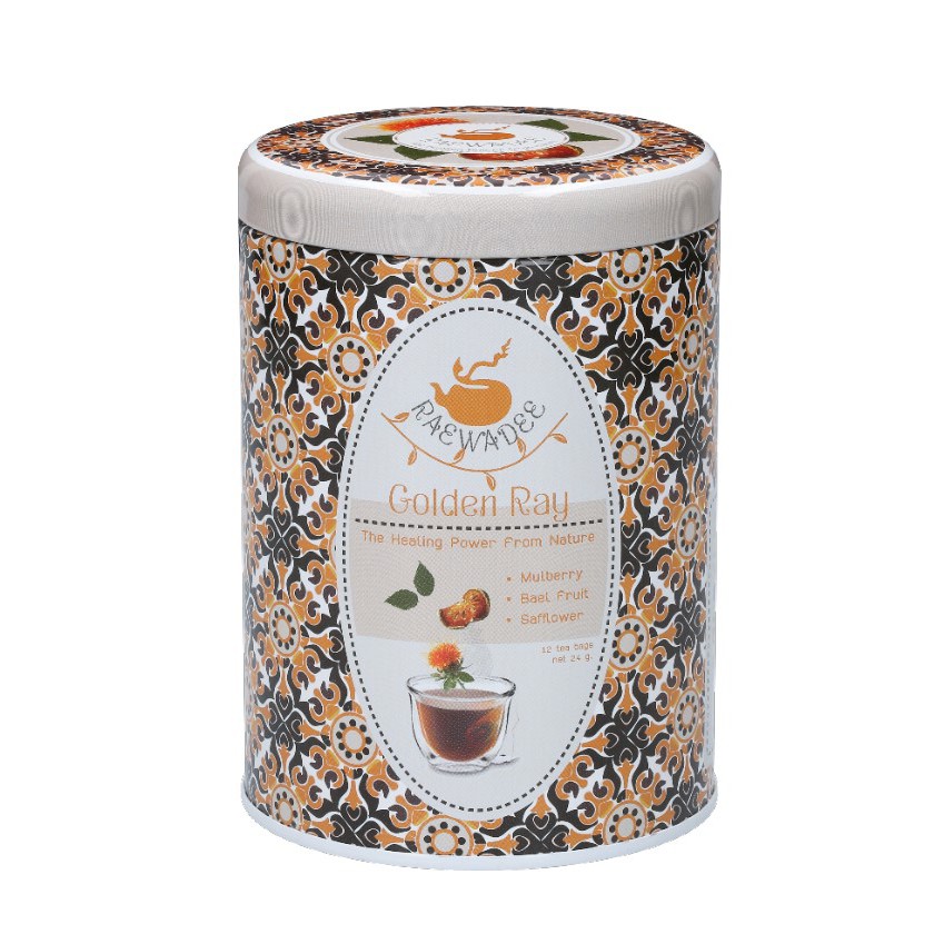 Raewadee Tea ชาใบหม่อน สูตรมะตูมดอกคำฝอย 12 ซอง | Shopee Thailand
