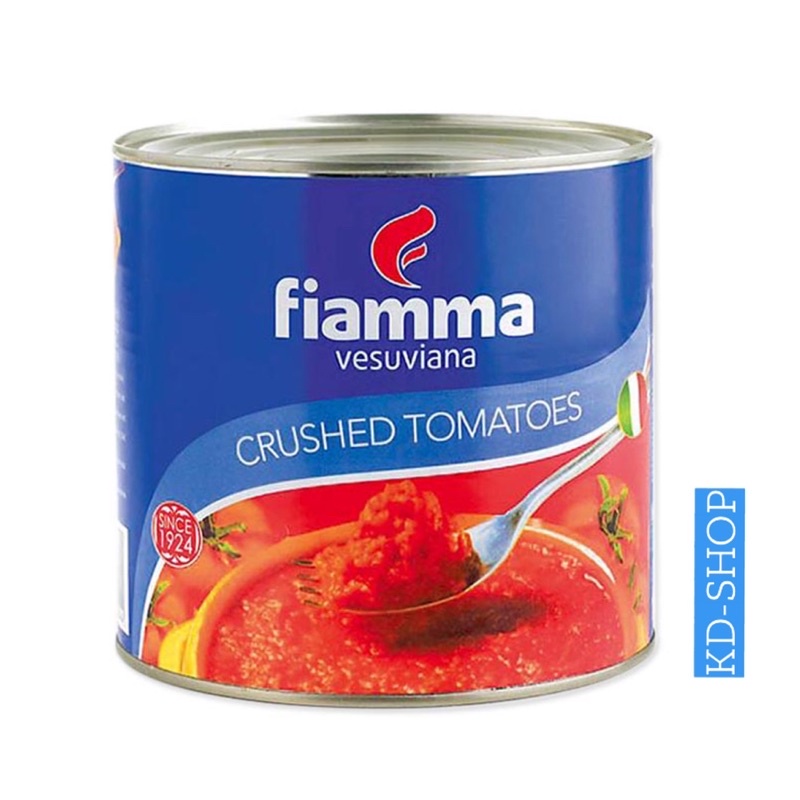 ไฟมมา วีสุเวียนา Fiamma Vesuviana มะเขือเทศบด Crushed Tomatoes ขนาด 2.5 ...