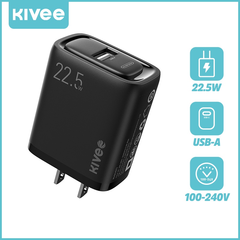 KIVEE 22.5W USB-C หัวชาร์จเร็ว type c หัวชาร์จ adapter fast charge อแดป ...