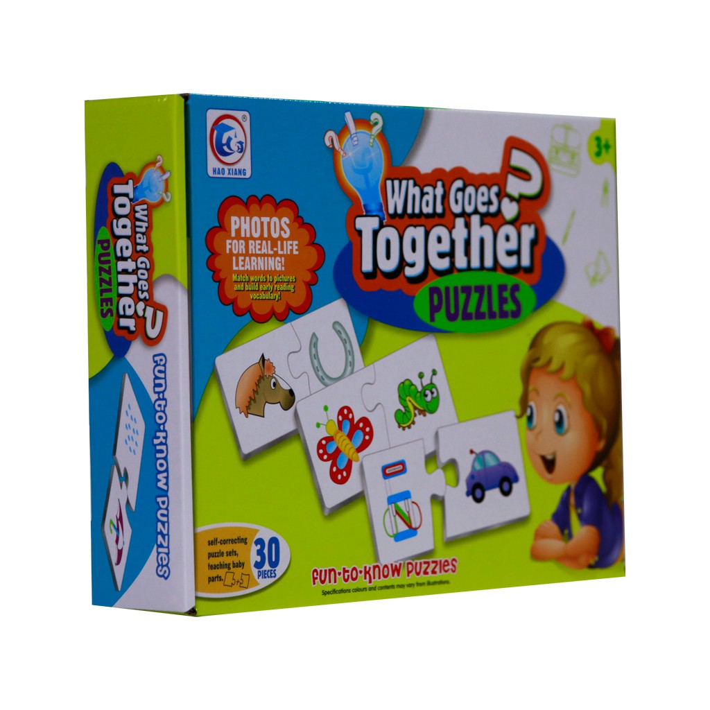 จิ๊กซอจับคู่ความสัมพันธ์What goes together puzzle | Shopee Thailand