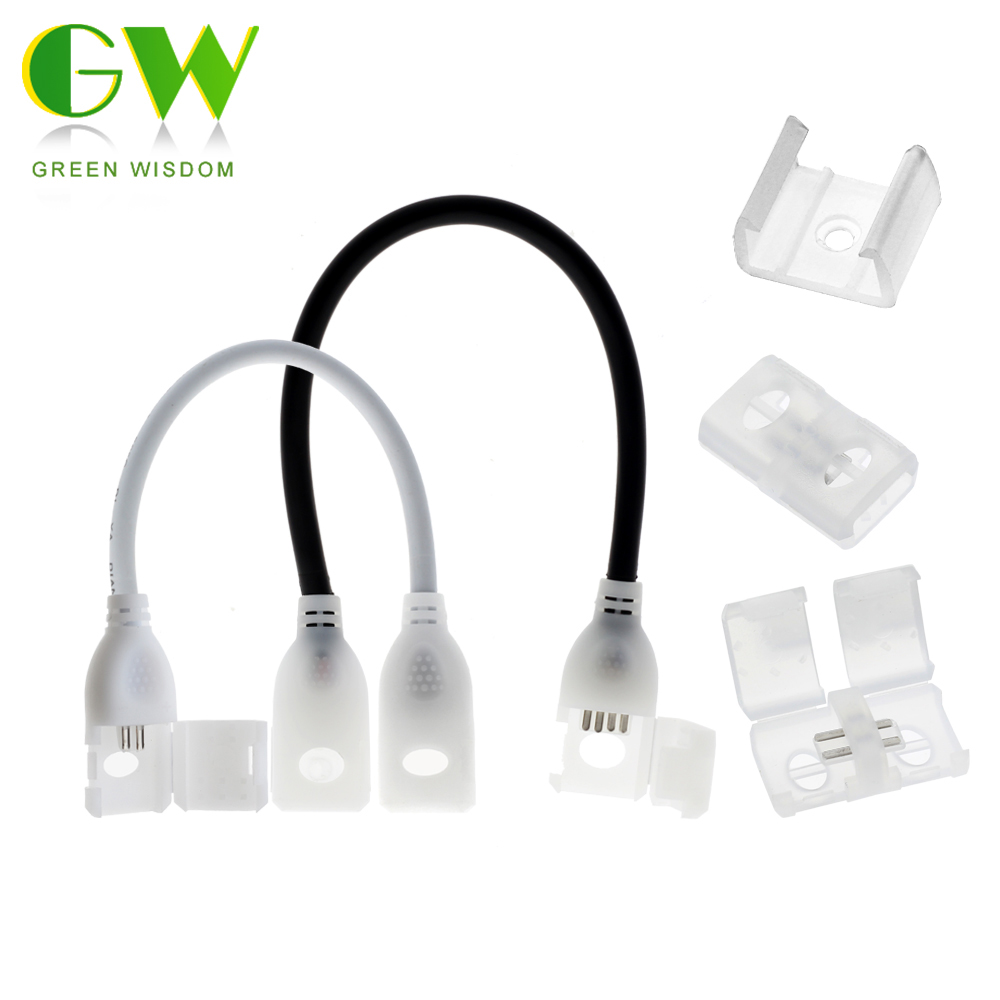 2pin 4pin 240V LED Strip Connector สีเดียว RGB ขั้วต่อสายไฟแรงดันสูง ...