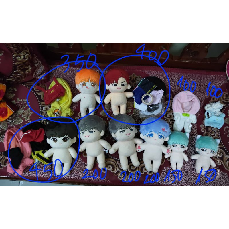 ชุดตุ ๊ กตา BTS meow jin ต ้ องการขวดนม kang daniel park woojin หนึ ่ ง ...