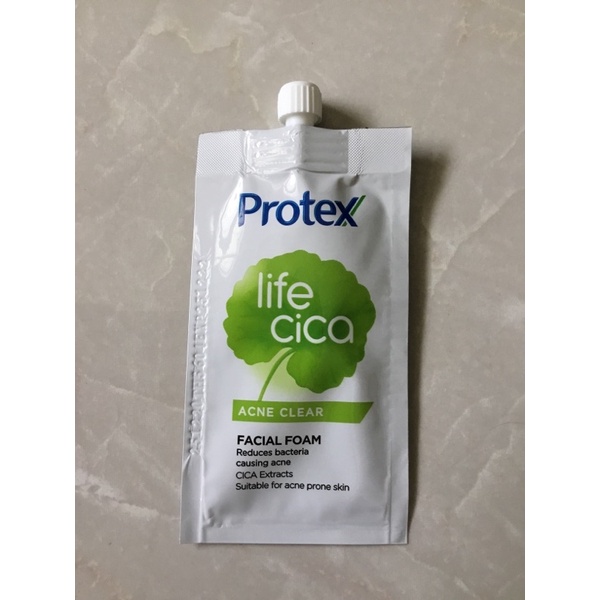 PROTEX life cica acne clear facial foam 10 กรัม ขนาดพกพา | Shopee Thailand