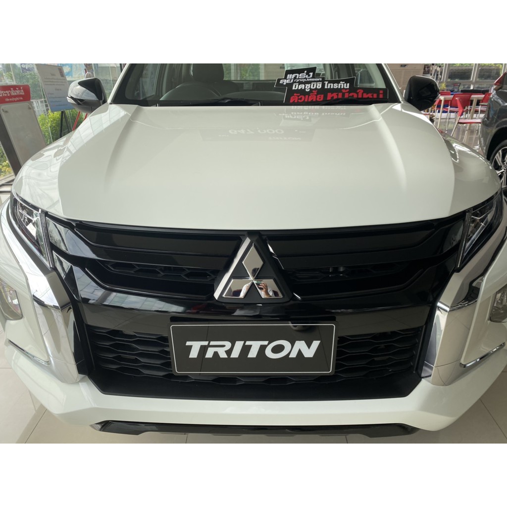 โลโก้หน้ากระจัง TRITON ไทรทัน Mitsubishi มิตซู แท้ เบิกศูนย์ | Shopee ...