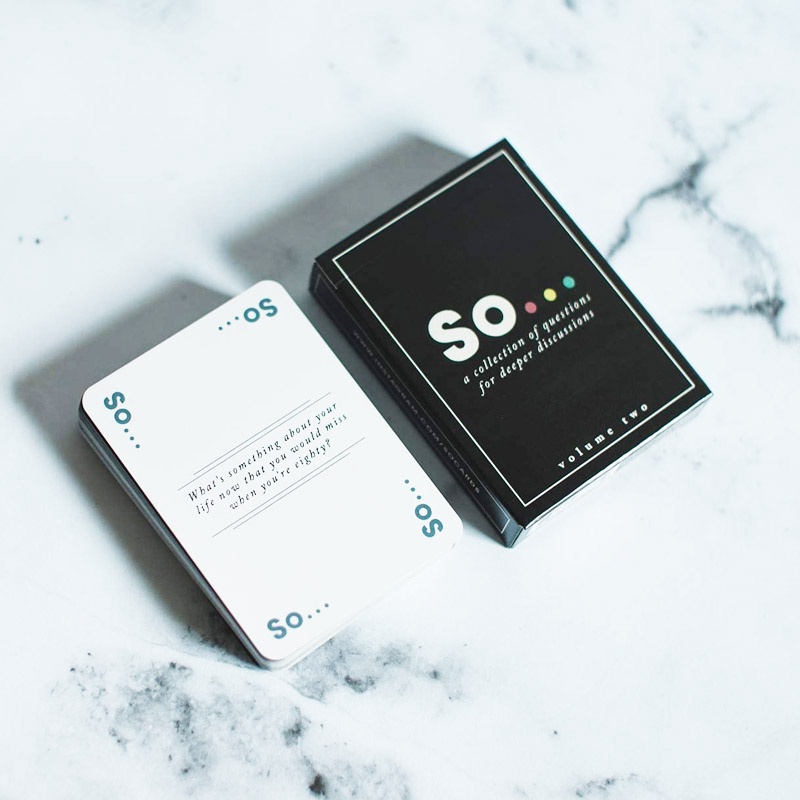 การ์ดเกม So Cards Game (Volume Two) Deep Conversation Starters Party ...