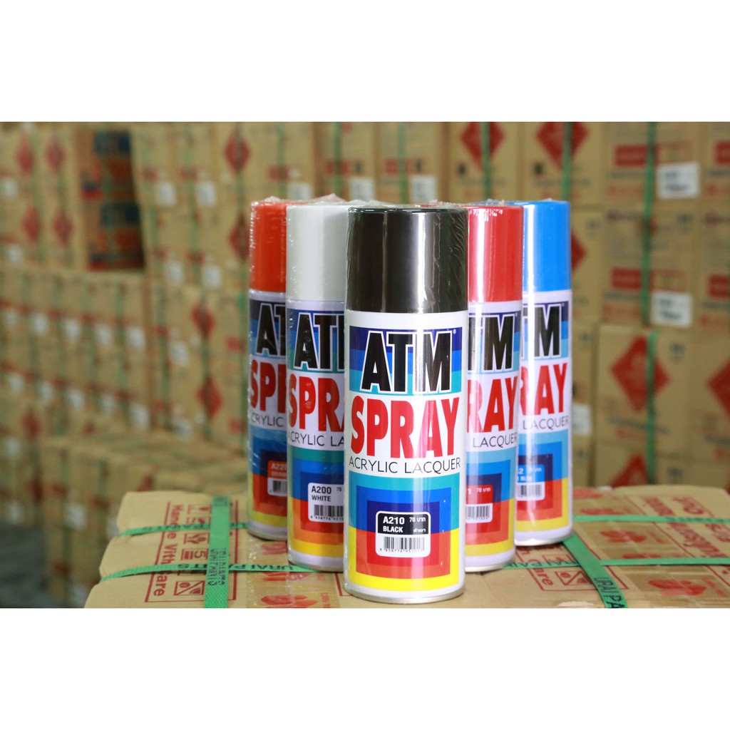 ATM สีสเปรย์ [ATM Spray Acrylic Lacquer] | Shopee Thailand