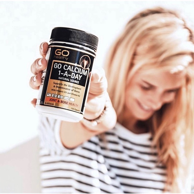Go Healthy Calcium 500mg แคลเซียมธรรมชาติ ขนาด 60/120 เม็ด | Shopee ...