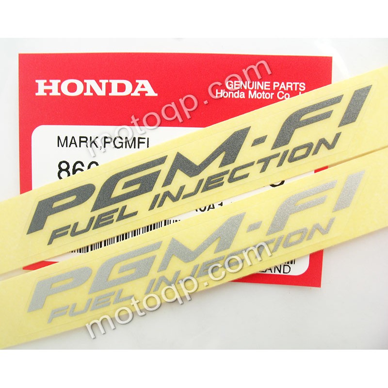 แท้ 】 ฮอนด้า สติกเกอร์ PGM-FI FUEL INJECTION เวฟ ตัวใหม่ HONDA PGMFI ...