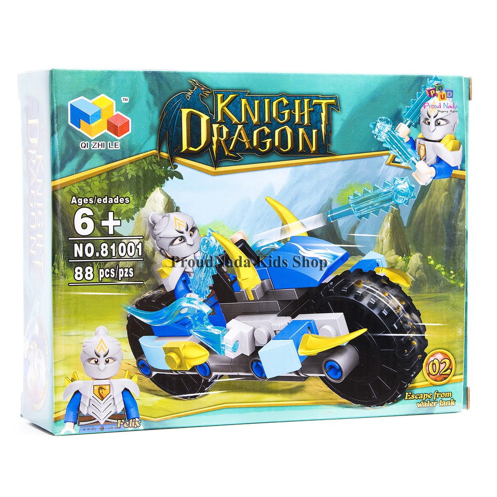 ProudNada Toys ของเล่นเด็กชุดตัวต่ออัศวิน QI ZHI LE 81001 KNIGHT DRAGON ...