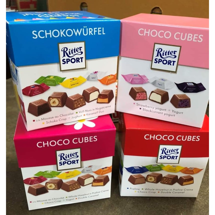 Ritter sport choco cubes นำเข้าจากเยอรมัน | Shopee Thailand