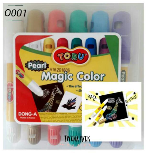 Toru Magic Color สีเทียนมหัศจรรย์ นำเข้าจากเกาหลี!! | Shopee Thailand