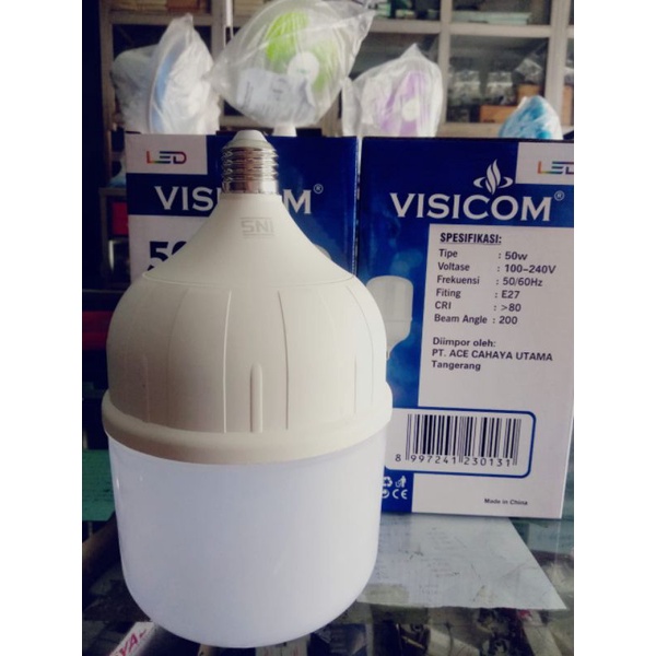 แคปซูลหลอดไฟ LED 50W 50WATT 50 W VISICOM HB รับประกัน 1 ปี SAVE ENERGY BULB | Shopee Thailand