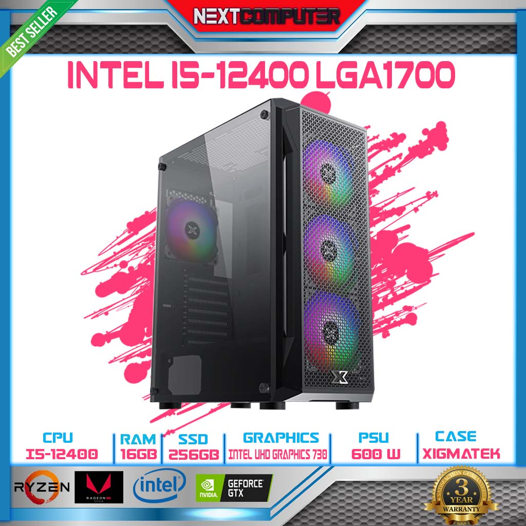 คอมประกอบ NEXTCOMPUTER I5 12400 I Onboard HD730 [SKU0134] RAM 16G I SSD 256GB | Shopee Thailand