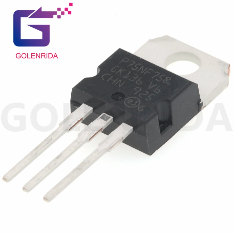 5pcs P75NF758 PARA-220 STP75NF758 TO220 300W 75V 75A 75NF75 | Shopee ...