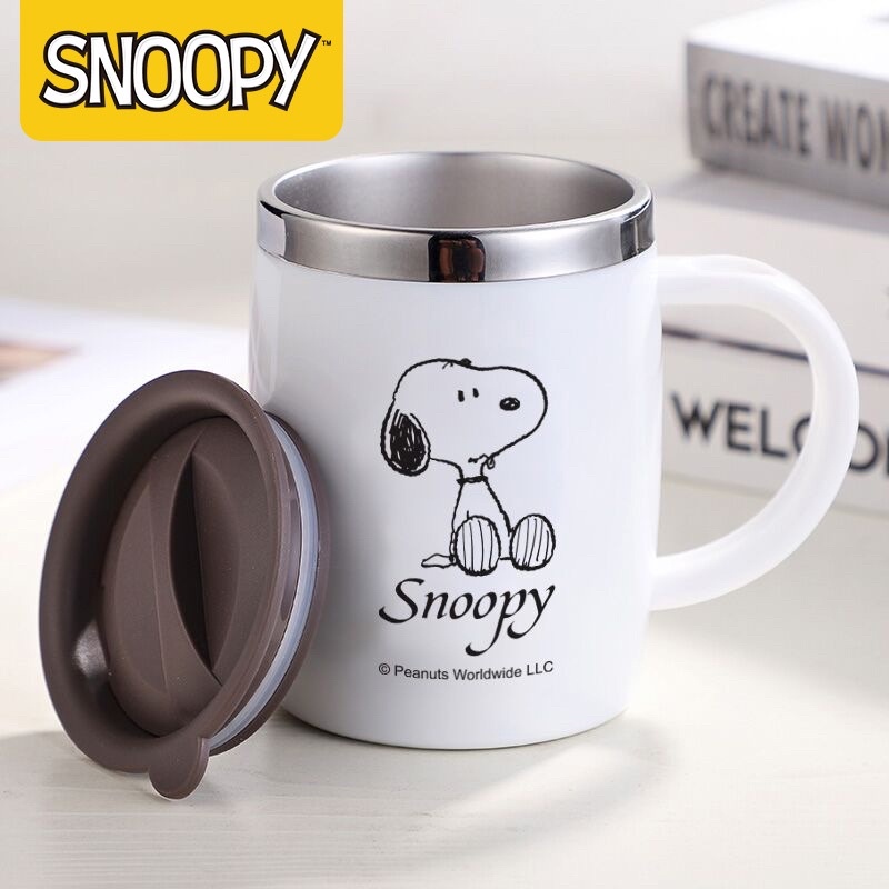 พร้อมส่งทันที แก้วเก็บอุณหภูมิ Snoopy 420 ml. | Shopee Thailand