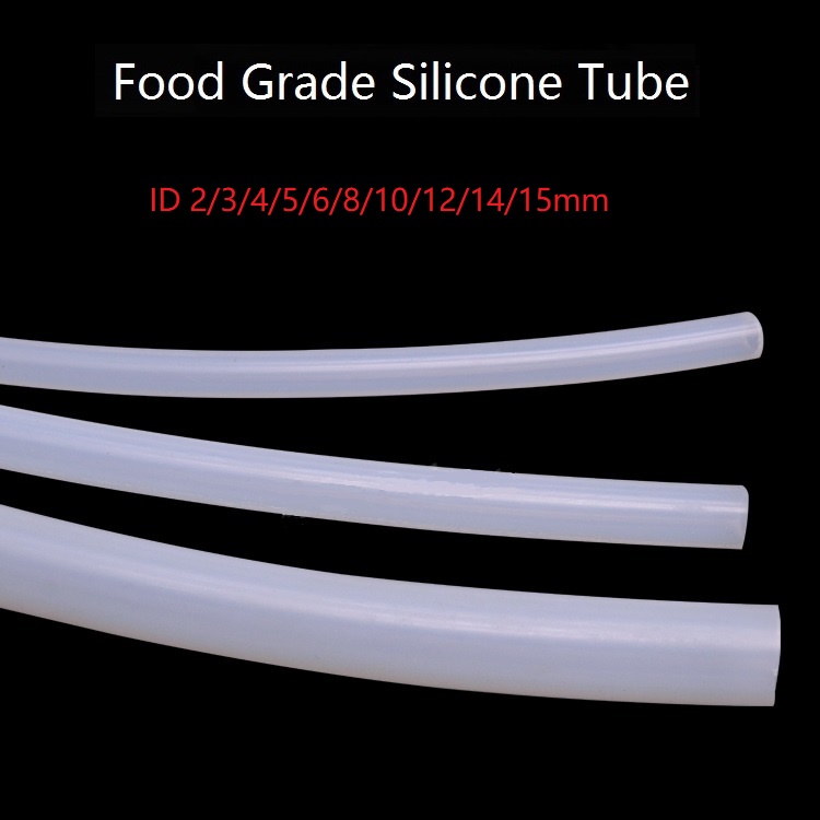 1/3 เมตร Food Grade Silicone Tube หลอดซิลิโคนใส เกรดอาหาร ID 2/3/4/5/6 ...