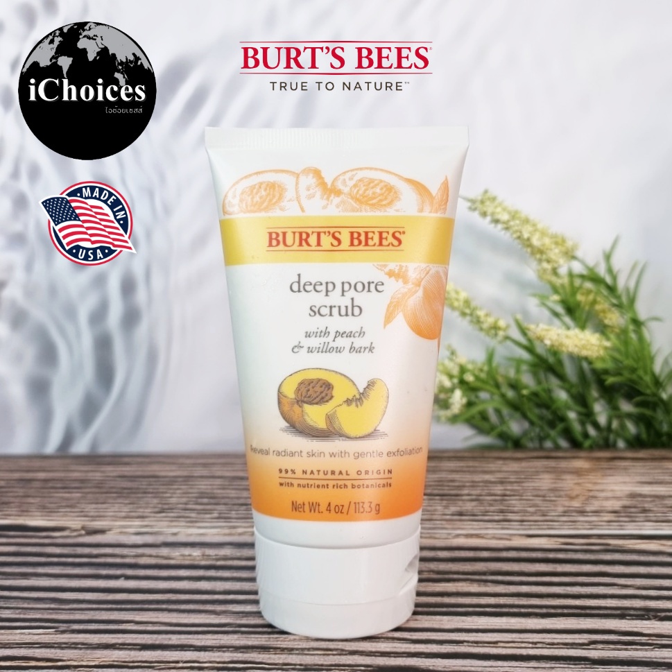 เบิร์ตส์บีส์ สครับ สำหรับผิวหน้า Burt's Bees® Deep Pore Scrub With ...