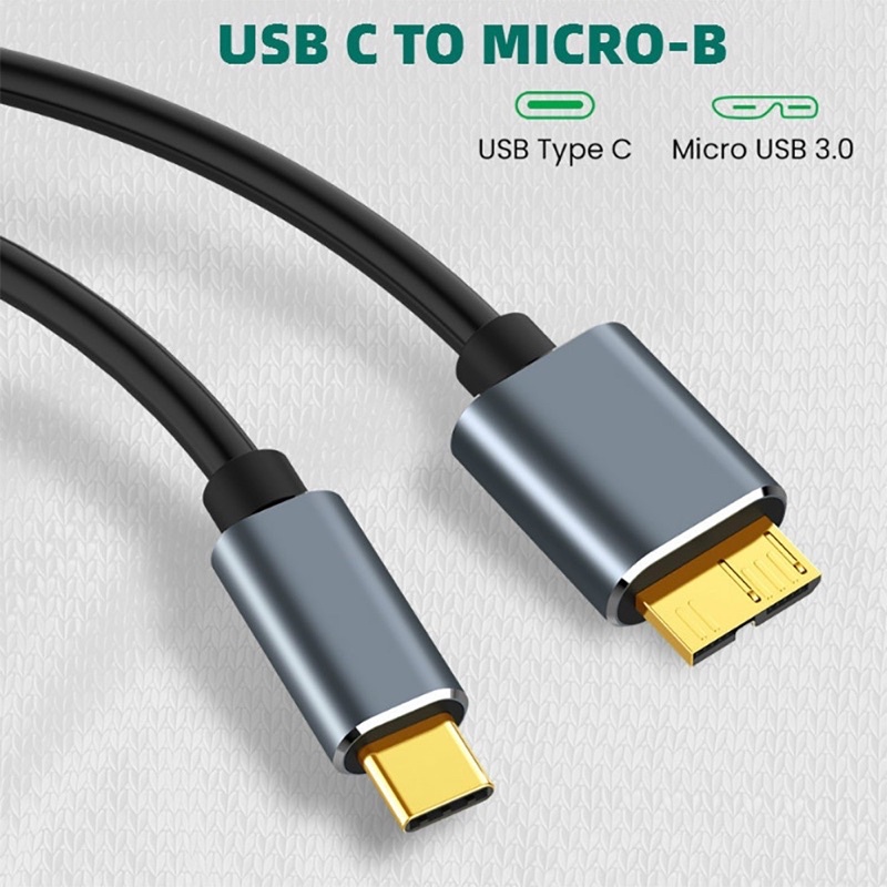 สายExternal Harddisk usb-c / สายฮาร์ดดิสExternal Type-C เป็น Micro-b ...